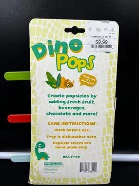 Evriholder | Kitchen | Evriholder Ice Dino Pops Dinosaur Molds Silicone ...